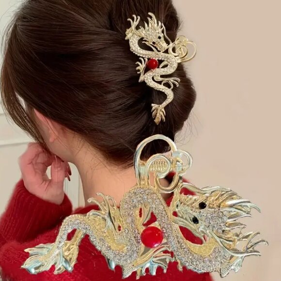 Hair | Golden Dragon Claw Clip | Poshmark